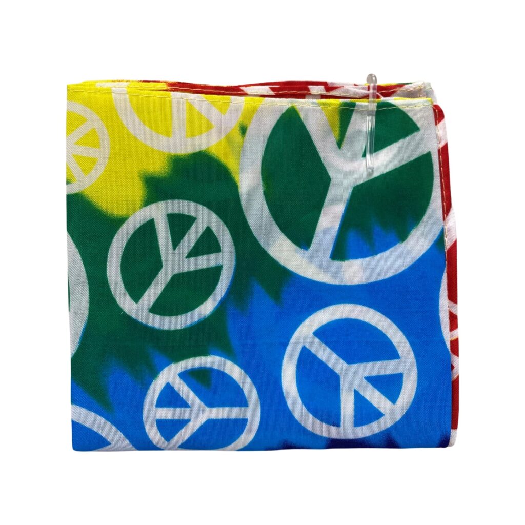 Peace Sign Bandana - Bazaar Novelty