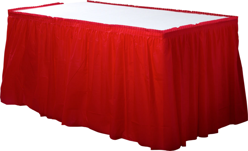 Plastic Table Skirt - Bazaar Novelty